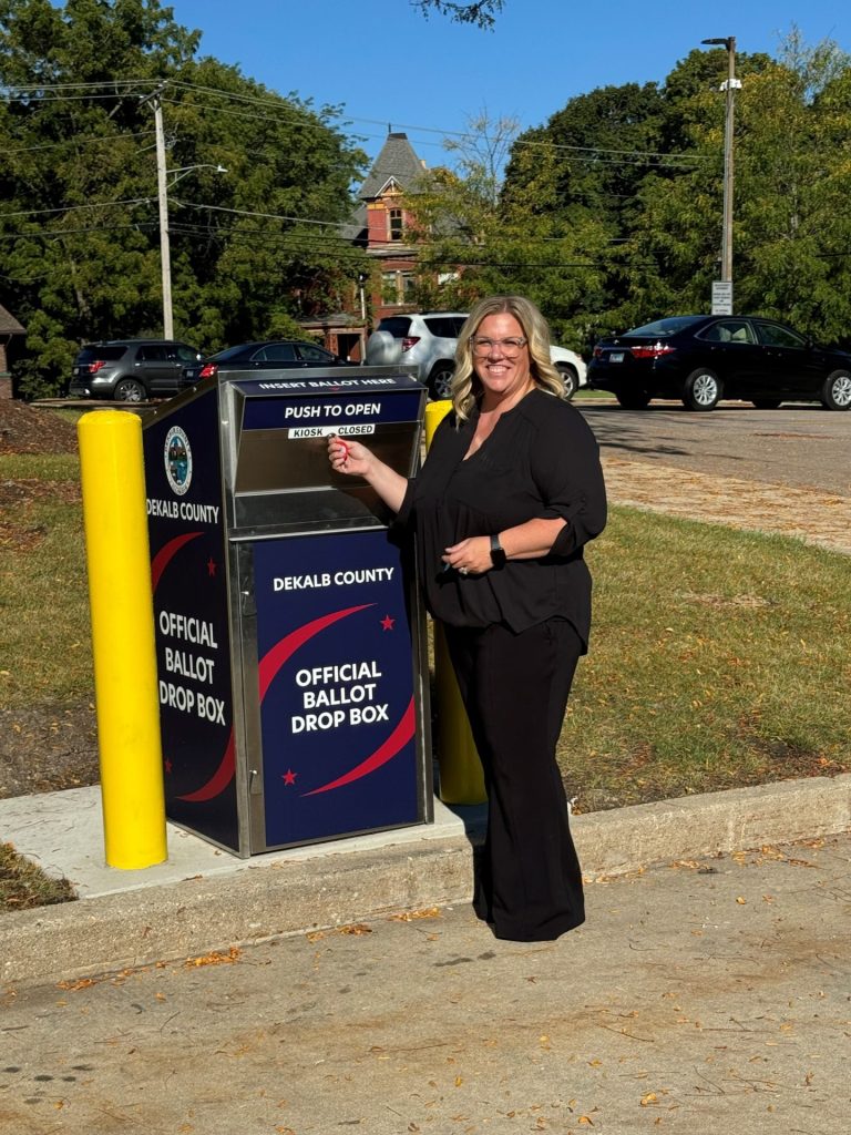 New Ballot Drop Box Installed Outside the DeKalb County Administration ...